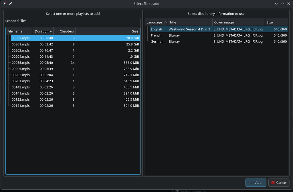 Segment Map for TV Series - Suggestions - MKVToolNix community & help forum